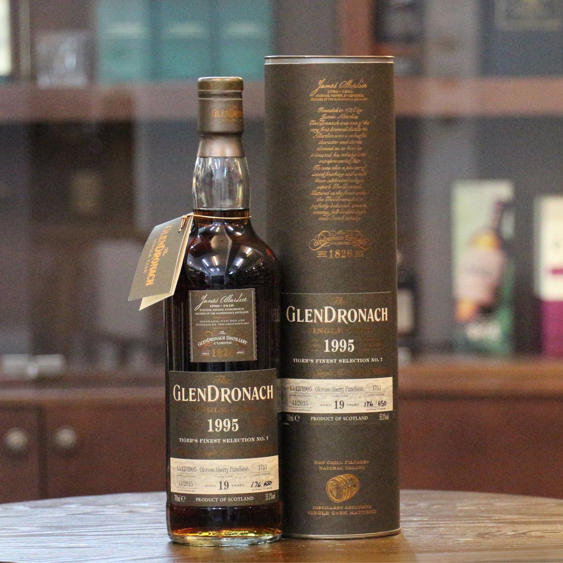 GlenDronach 1995 19 year old #1711 Single Malt Scotch Whiskey ...