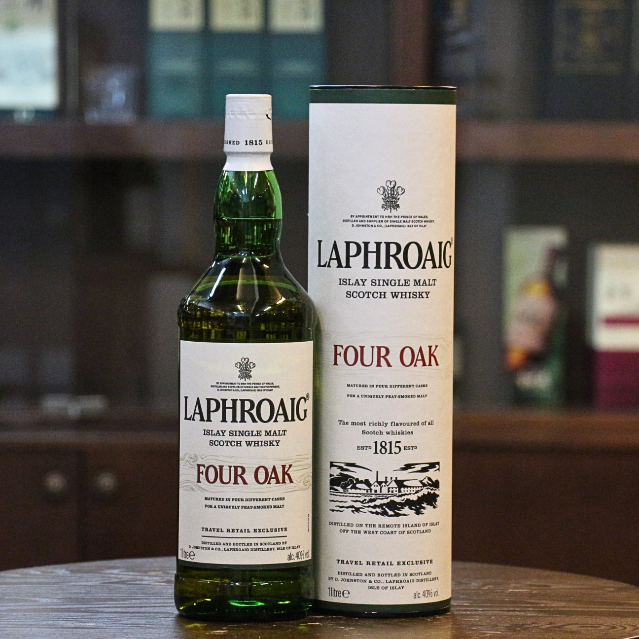 Laphroaig FOUR OAK Islay Single Malt Scotch Whisky 1L | Mizunara: The ...