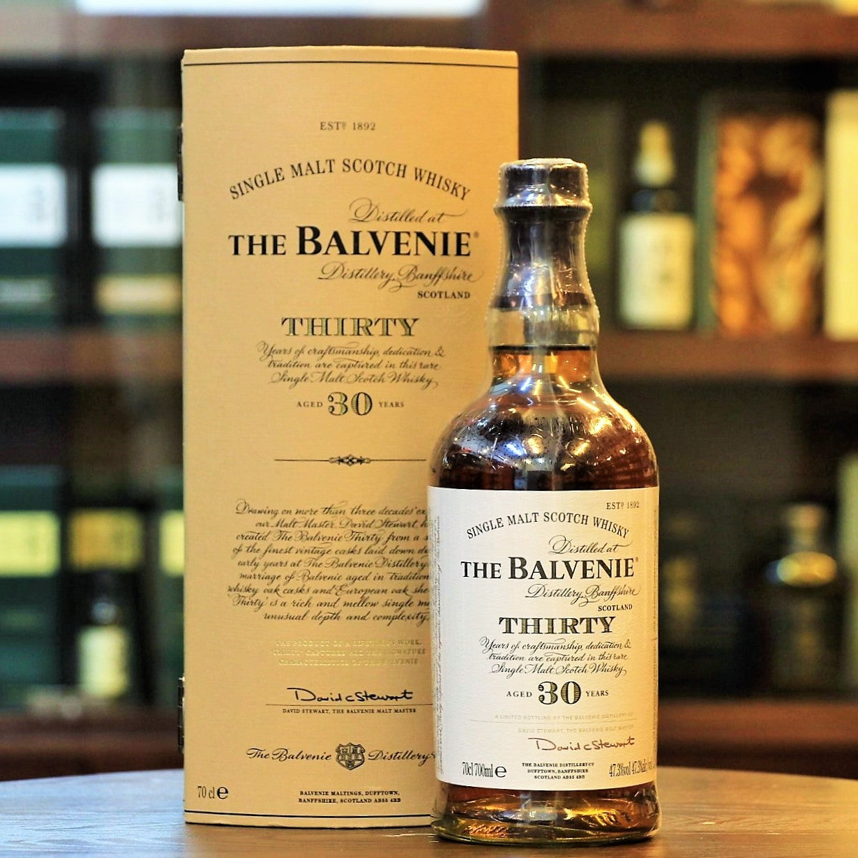 Balvenie 30 Years Old Scotch Single Malt Whisky (OLDER VERSION ABV 47 ...