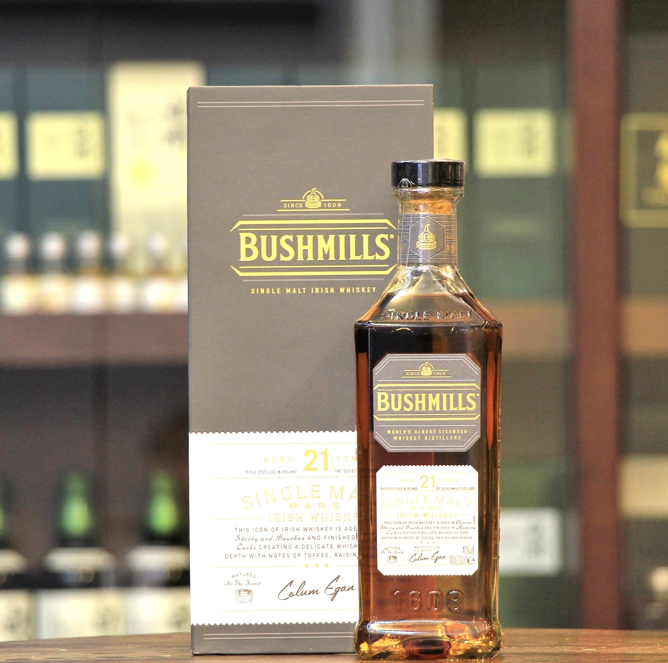 Bushmills 21 Years Old Single Malt Irish Whiskey | Mizunara: The Shop