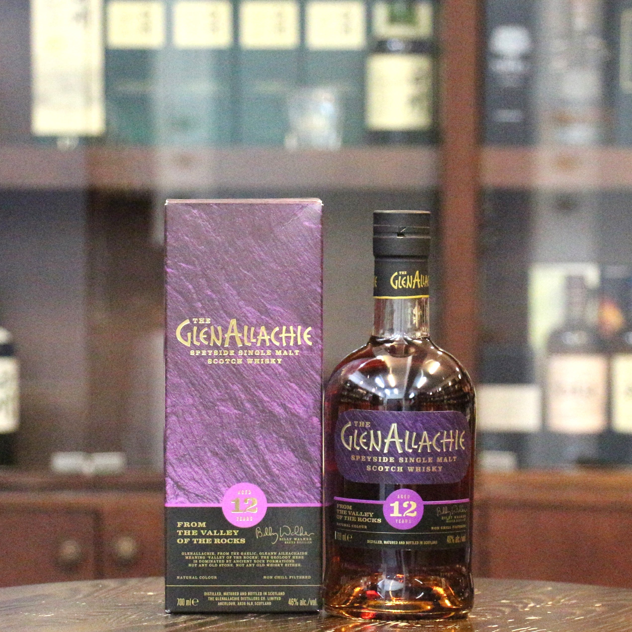 GlenAllachie 12 Years Old Speyside Single Malt Scotch Whisky | Mizunara ...