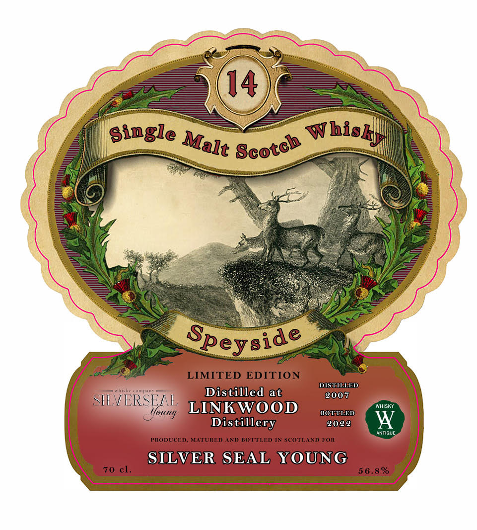 Silver Seal Linkwood 14 Years Old Single Cask Single Malt Scotch Whisk ...