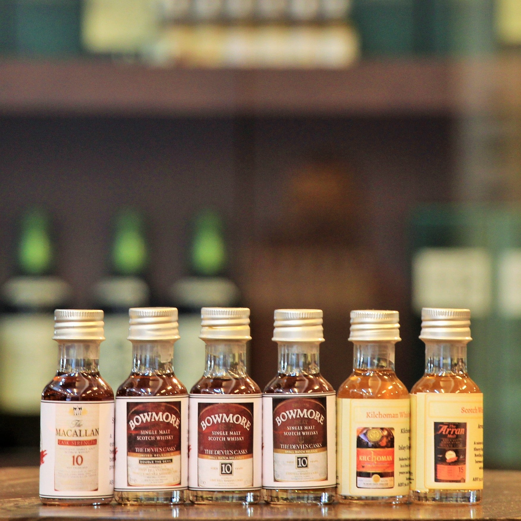 Whisky & Spirits Tasting Sets (30ml x 6) Sherry Cask | Mizunara: The Shop