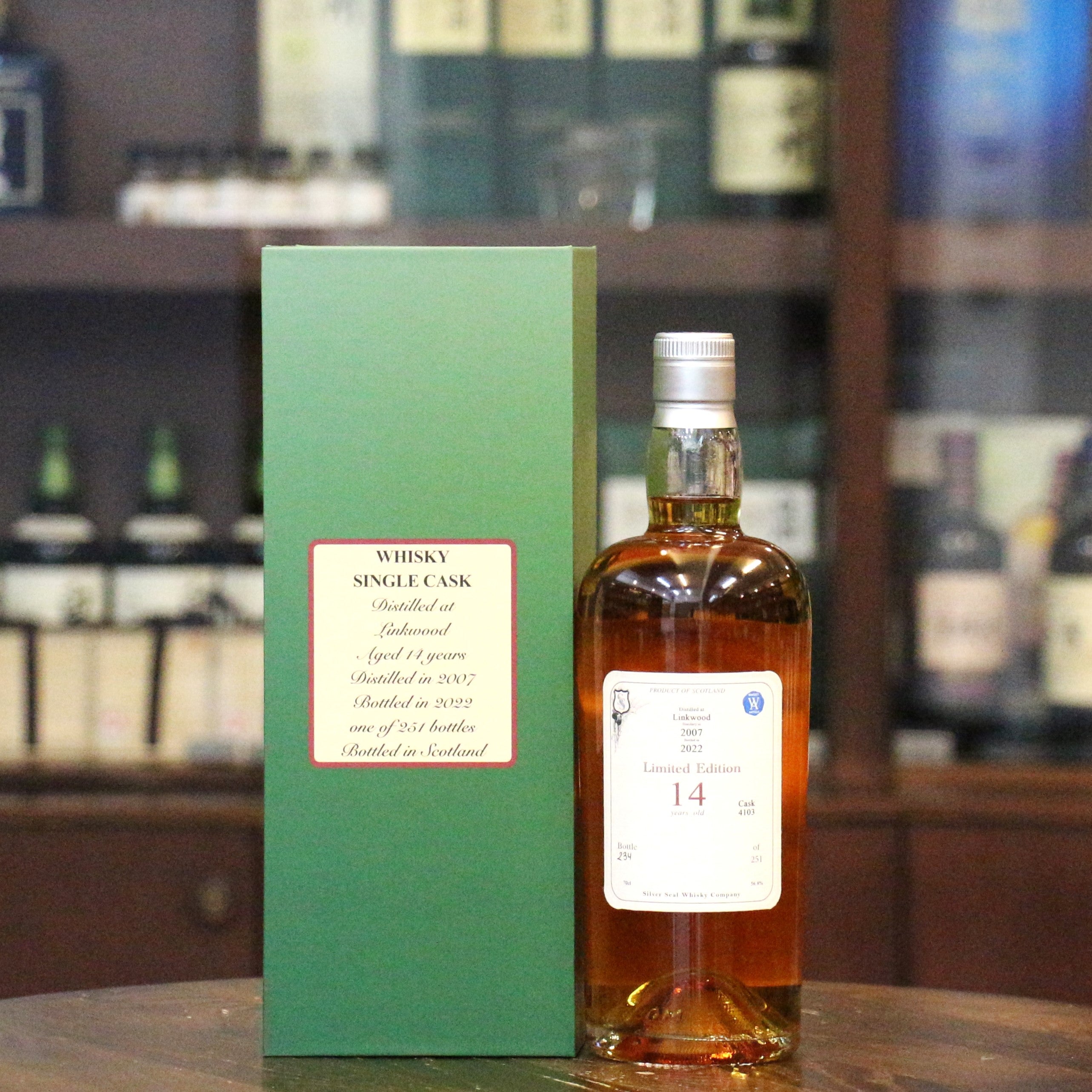 Silver Seal Linkwood 14 Years Old Single Cask Single Malt Scotch Whisk | Mizunara: The Shop Hong ...