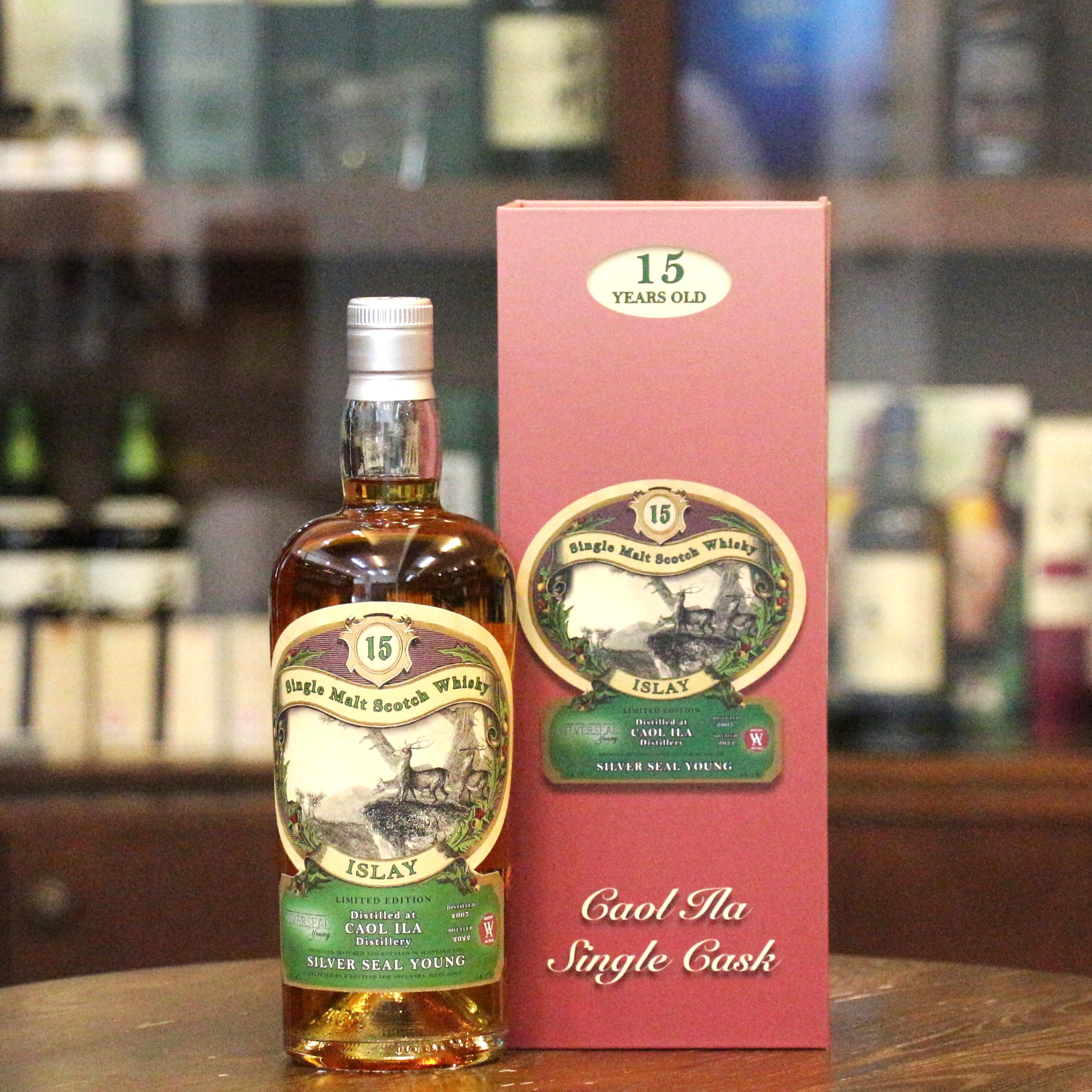 Silver Seal Caol Ila 15 Years Old Single Cask Single Malt Scotch Whisk ...