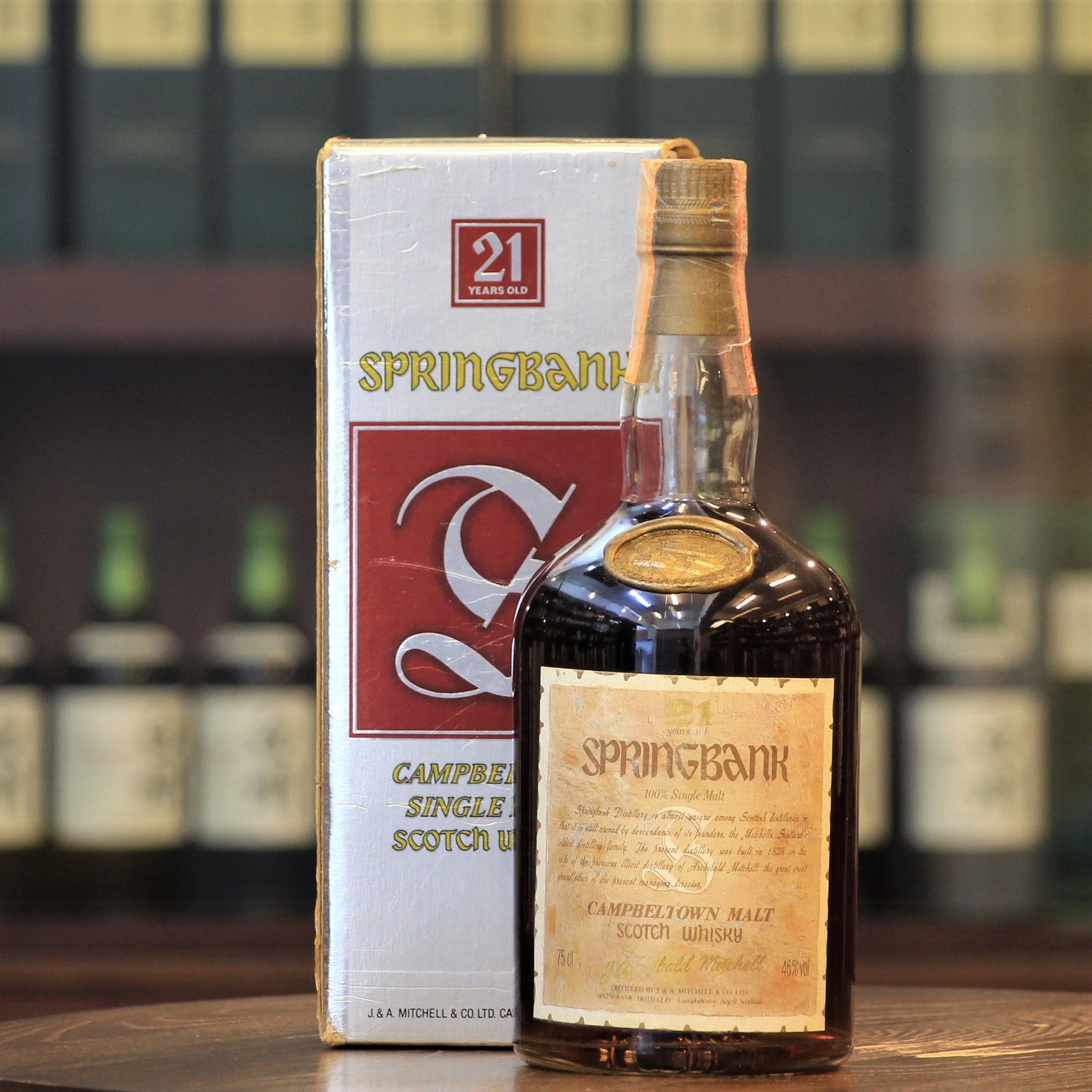 Springbank 21 Years Old 1980s Parchment Label "Archibald Mitchell" Cam ...